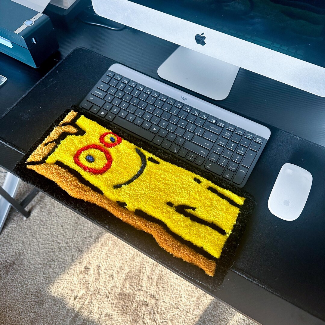 Wood Custom Anime Cartoon Keyboard Wrist Rest Rug - Etsy