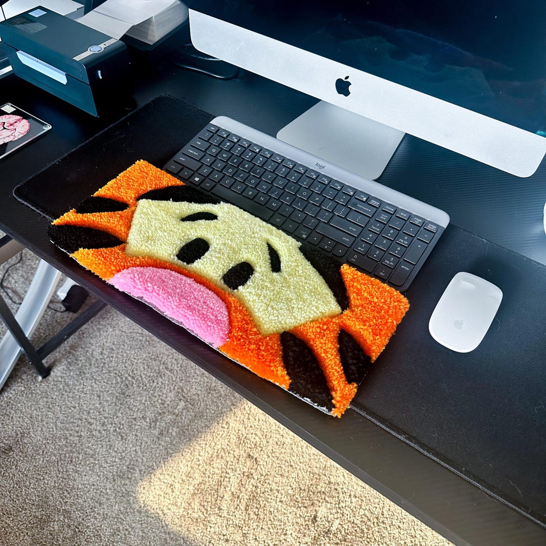 Keyboard Custom Tiger Anime Cartoon Wrist Rest Rug - Etsy