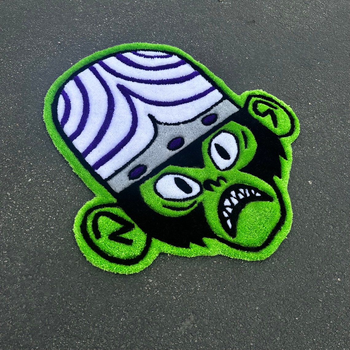 Custom Cartoon Monkey Jo Evil Villan Rug - Etsy