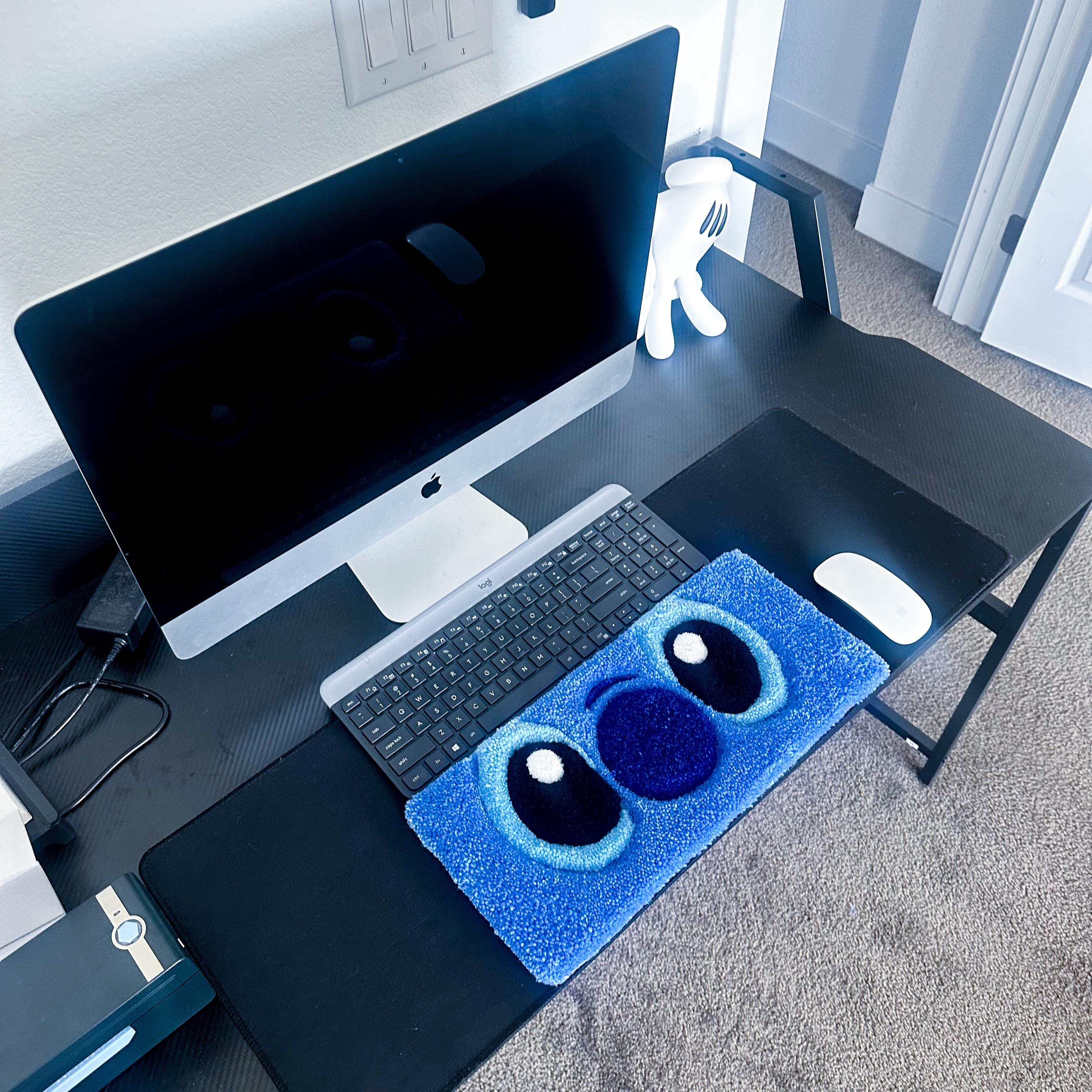 Blue Alien Movie Custom Keyboard Wrist Rest Rug - Etsy