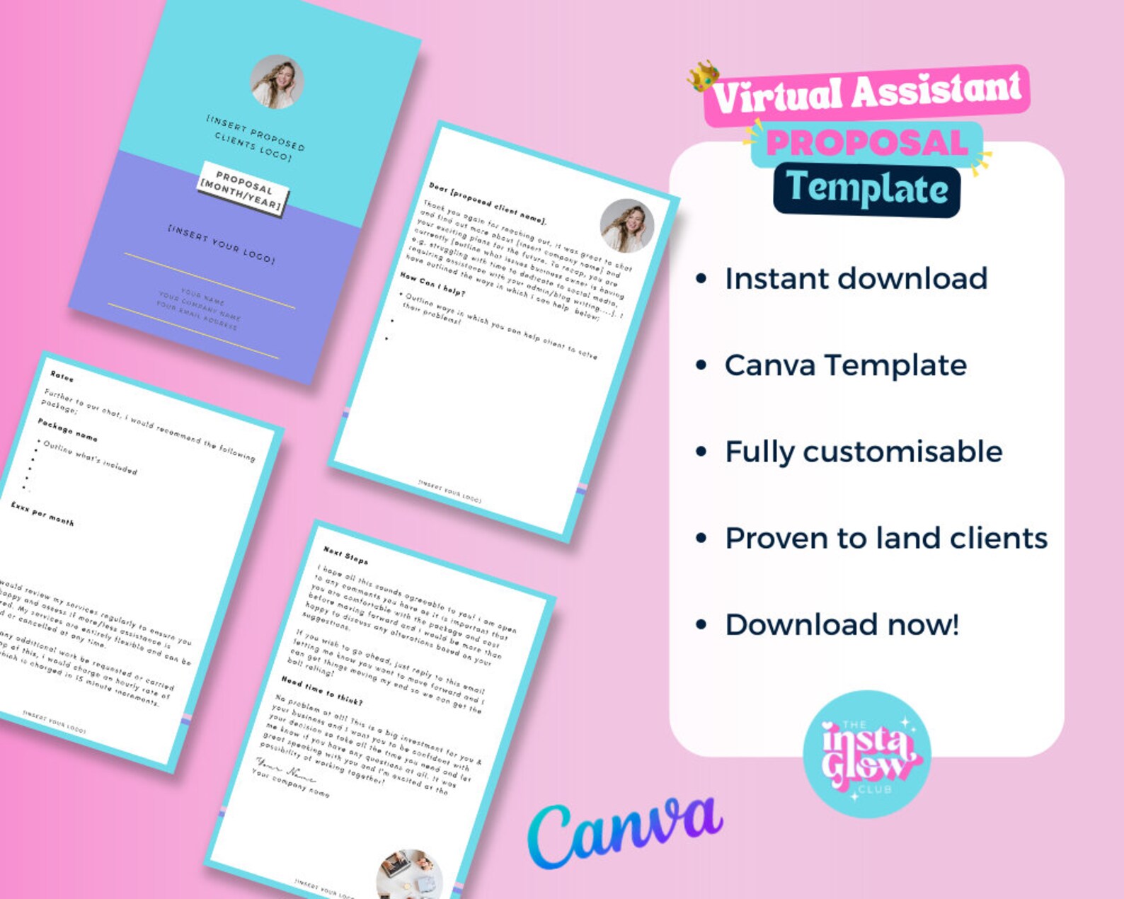 Virtual Assistant Proposal Template - Etsy