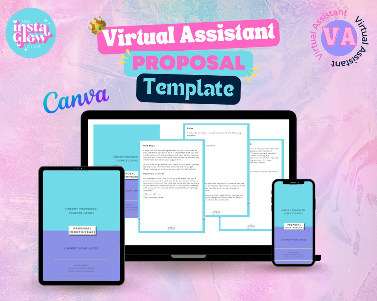 Virtual Assistant Proposal Template - Etsy