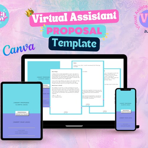 Virtual Assistant Scope of Work & Proposal Template - Etsy