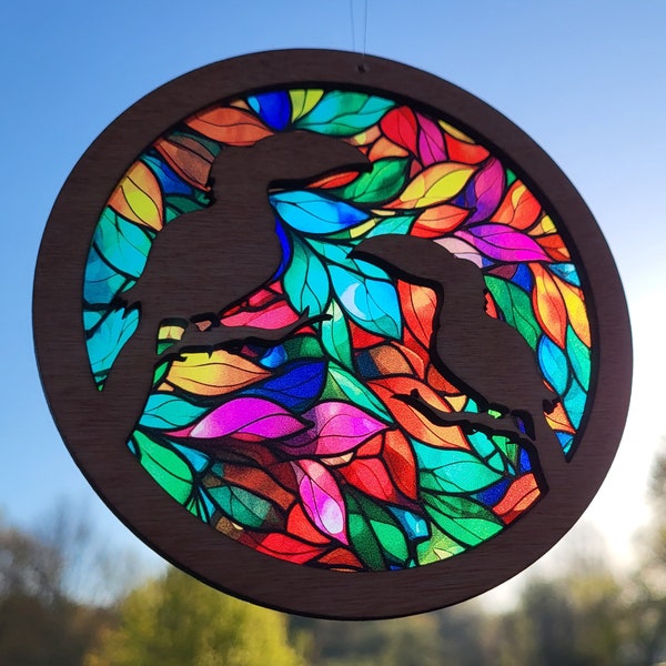Acrylic Bird Suncatcher - Etsy