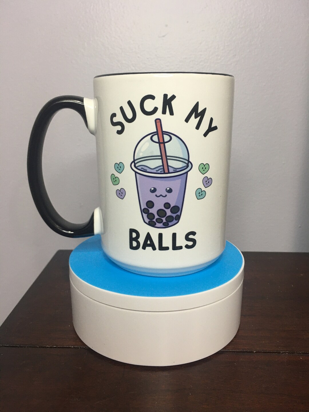 Boba Tea Bubble Tea Suck My Balls Mug - Etsy