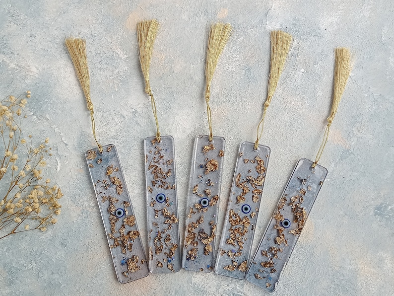 Evil Eye Bookmark, Hamsa Gold Bookmark - Etsy