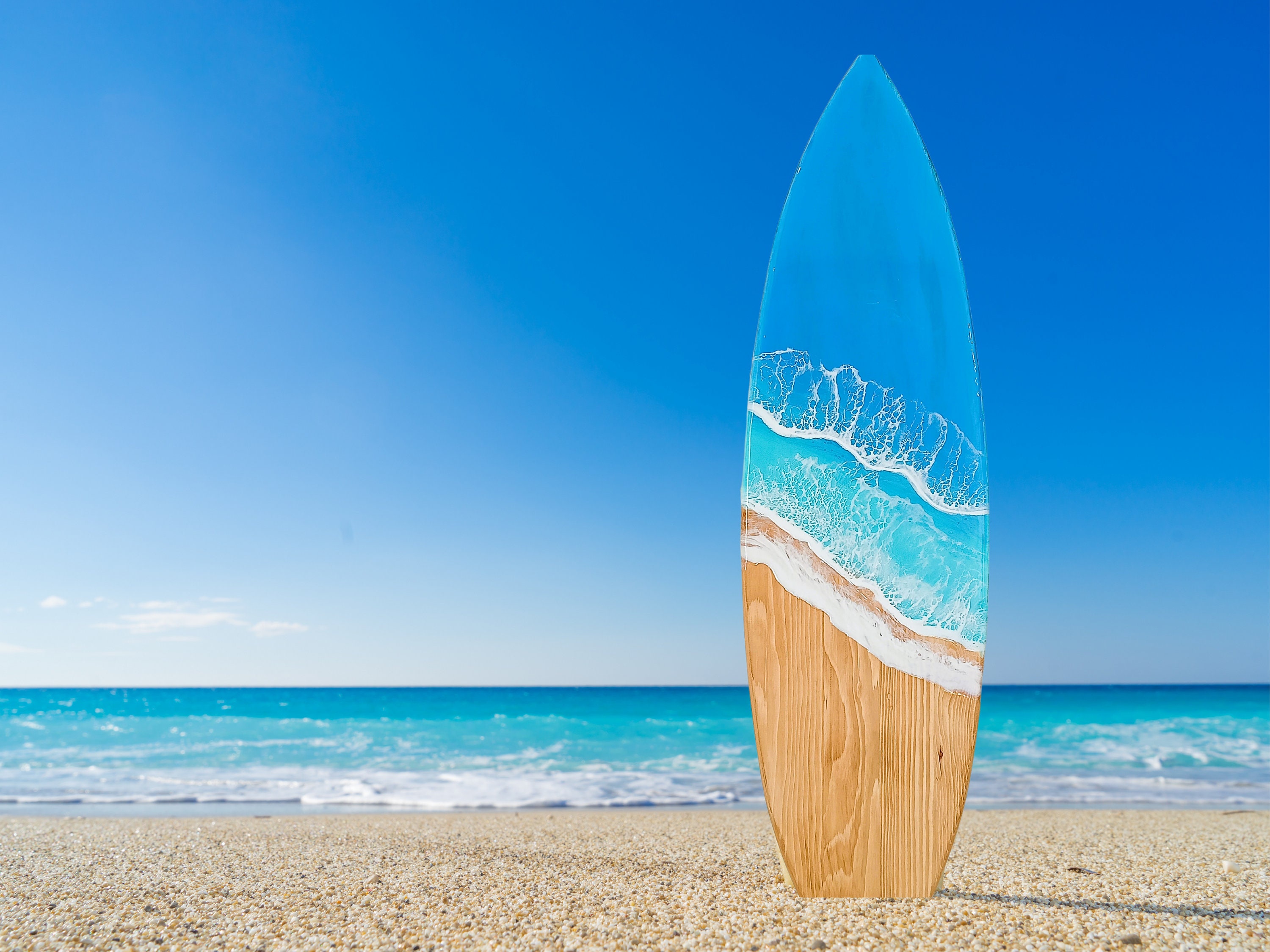 Surfboards On The Beach Wallpaper