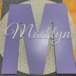 Custom Wood Letter Name Sign – Nursery Decor, Baby Shower Gift - Etsy