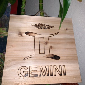 Gemini Wall Art - Etsy