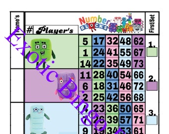 Number Blocks 15 - Etsy