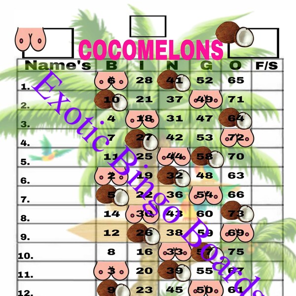 Cocomelon Bingo - Etsy