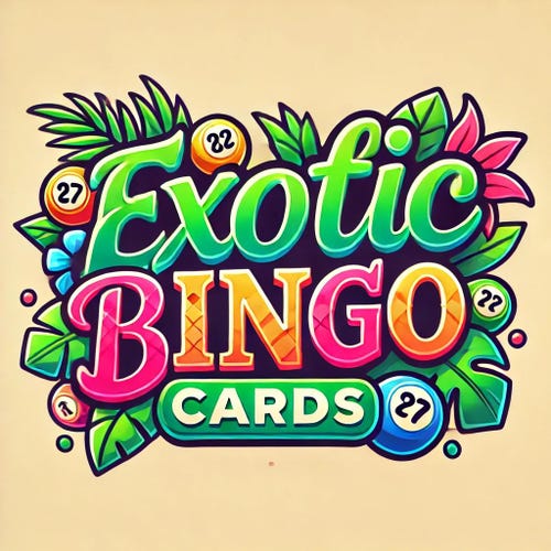 ExoticBingoBoards - Etsy