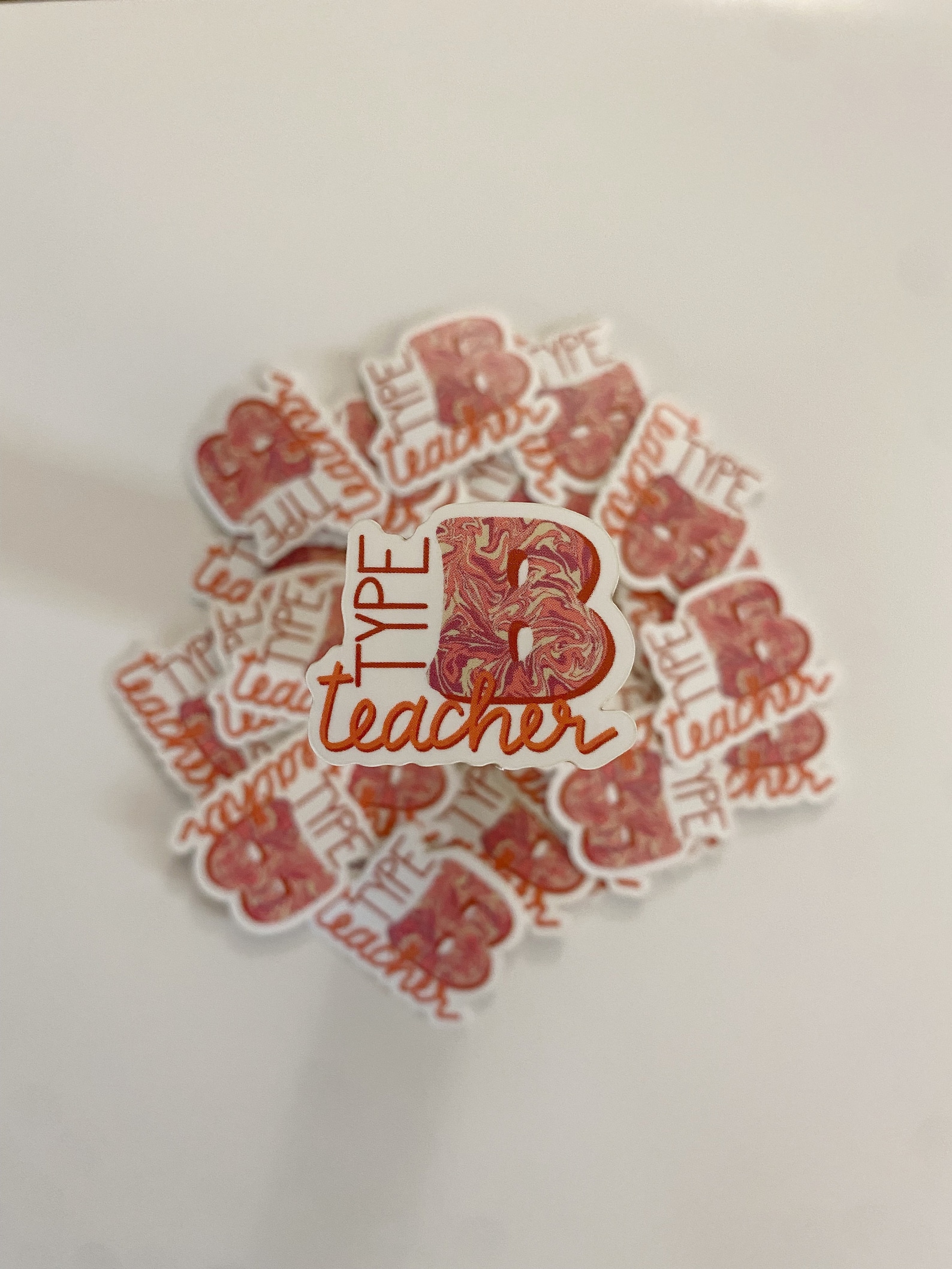 Teacher Stickers, Type B Teacher Sticker, Type A Teacher Sticker ...