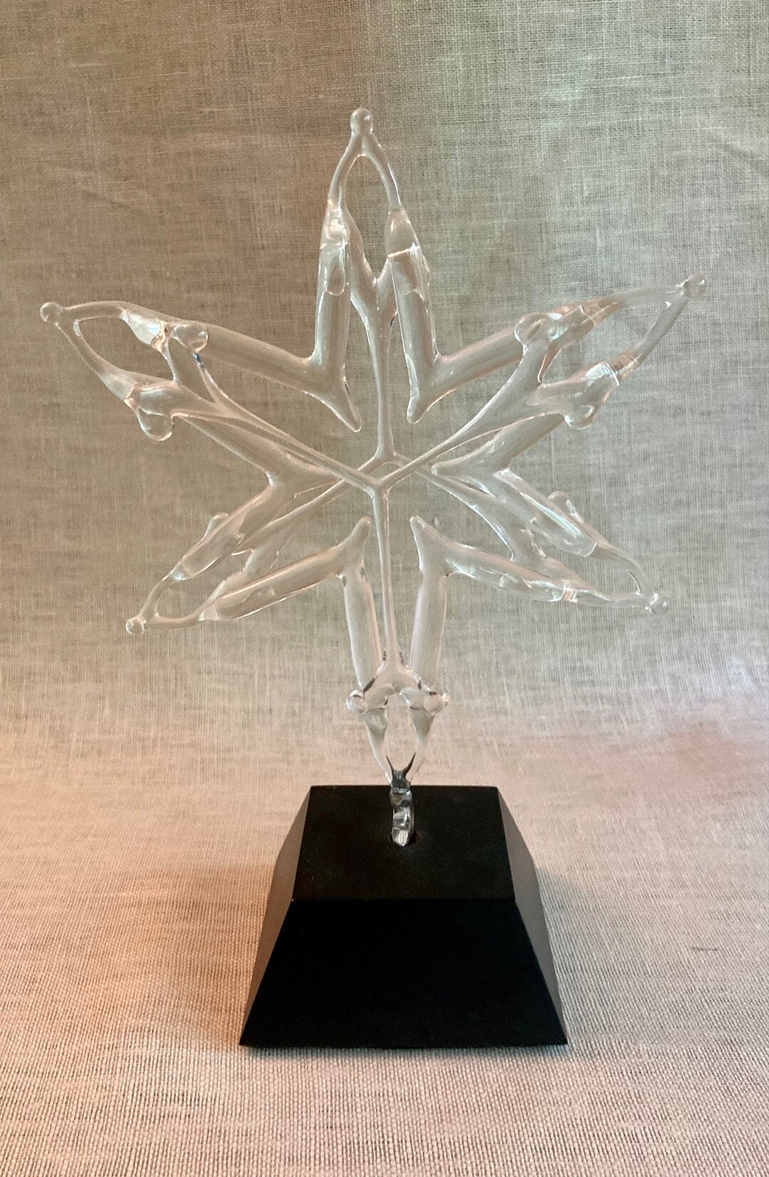 Vintage Snowflake Frabel-like Sculpture - Etsy