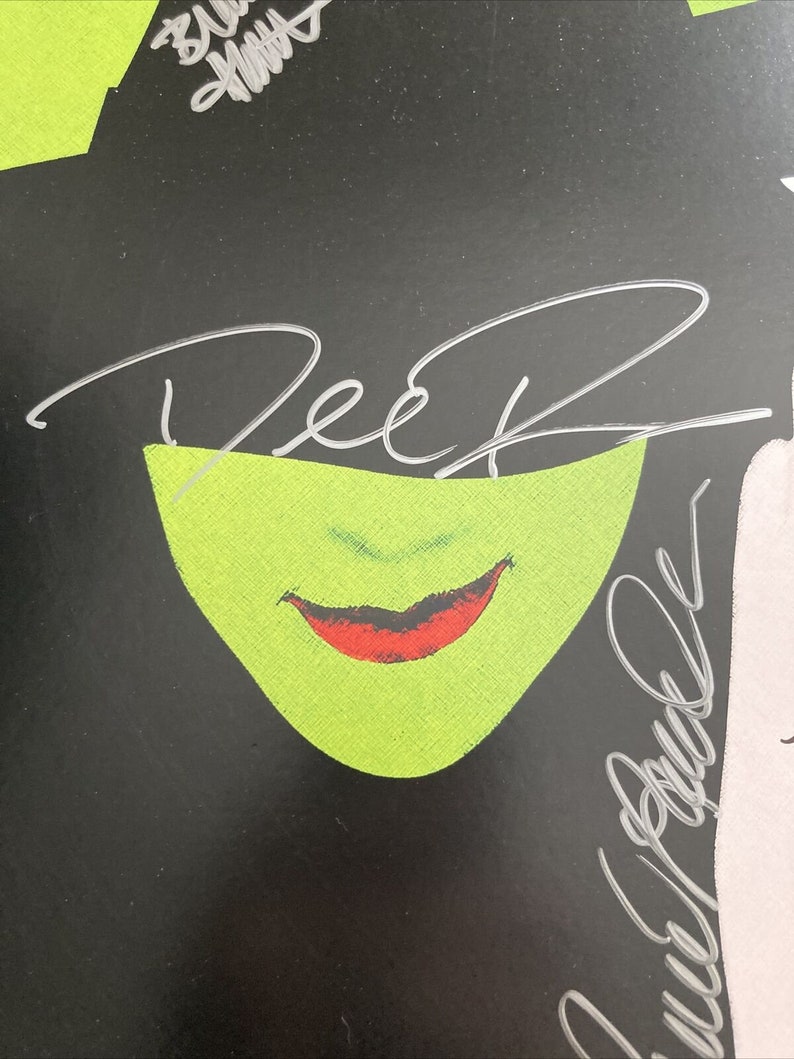 Signed Wicked Poster by Entire Travelling Cast That I Won at Fox ...
