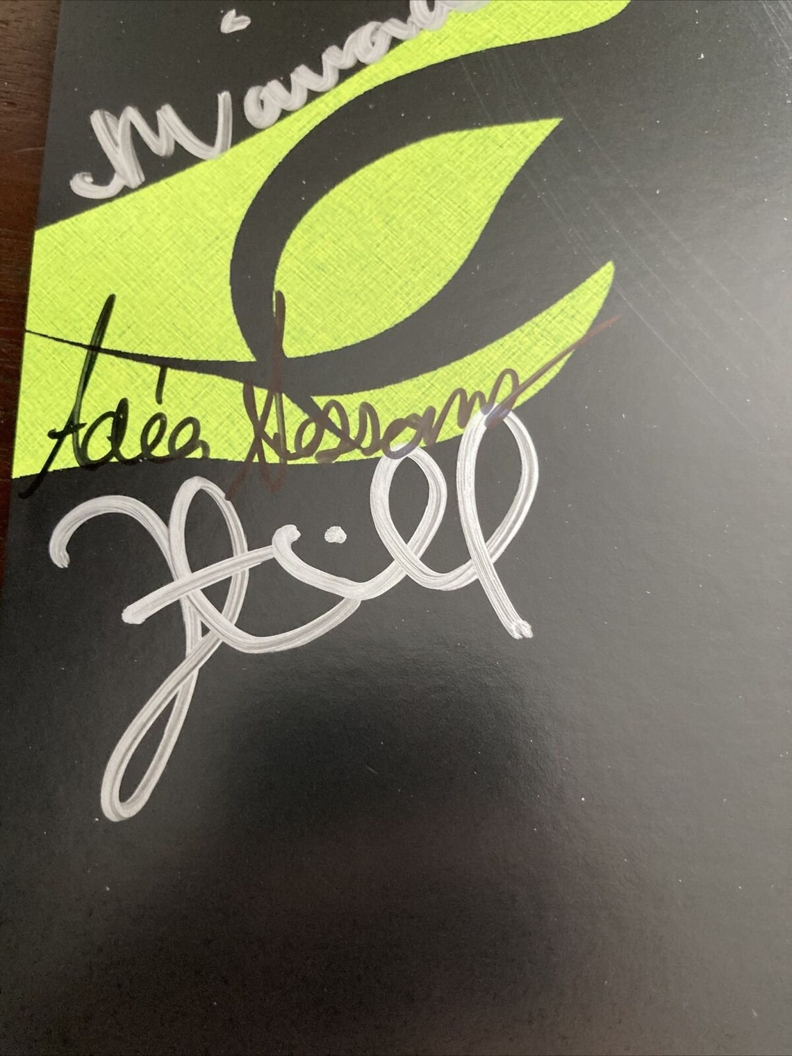 Signed Wicked Poster by Entire Travelling Cast That I Won at Fox ...