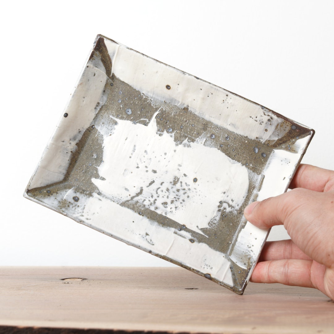 Takuya Ohara Hakeme Brushed Rectangle Plate - Etsy