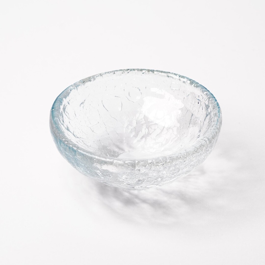 Daisaku Hashimura Crack Glass Floating Flower Vase - Etsy