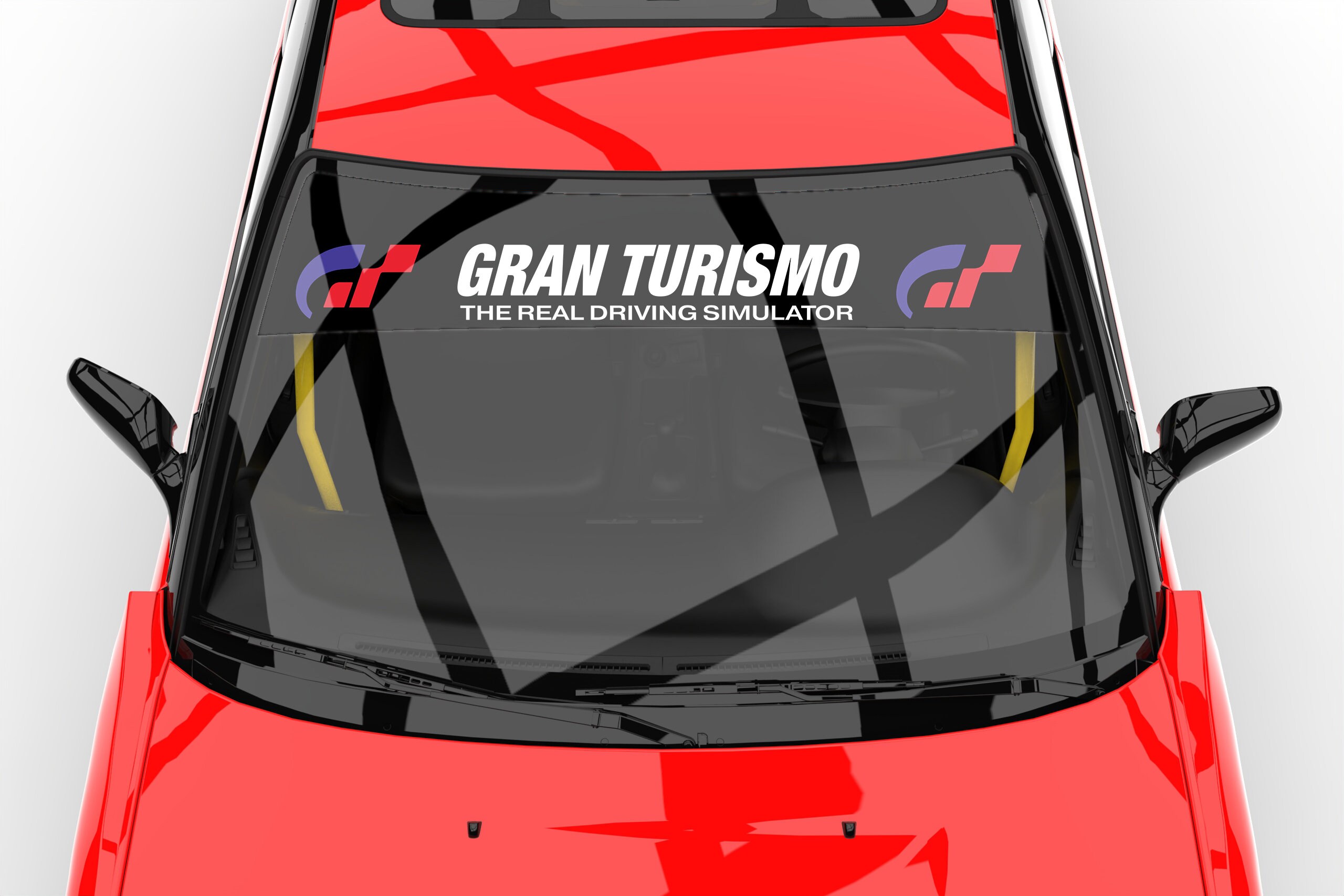 Gran Turismo Racing Car Windshield Banner Full Colour - Etsy