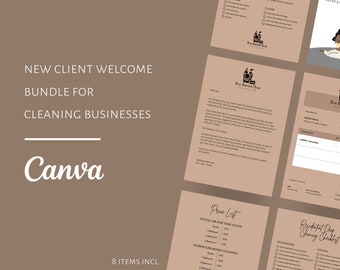 Cleaning Company New Client Welcome Packet - Etsy