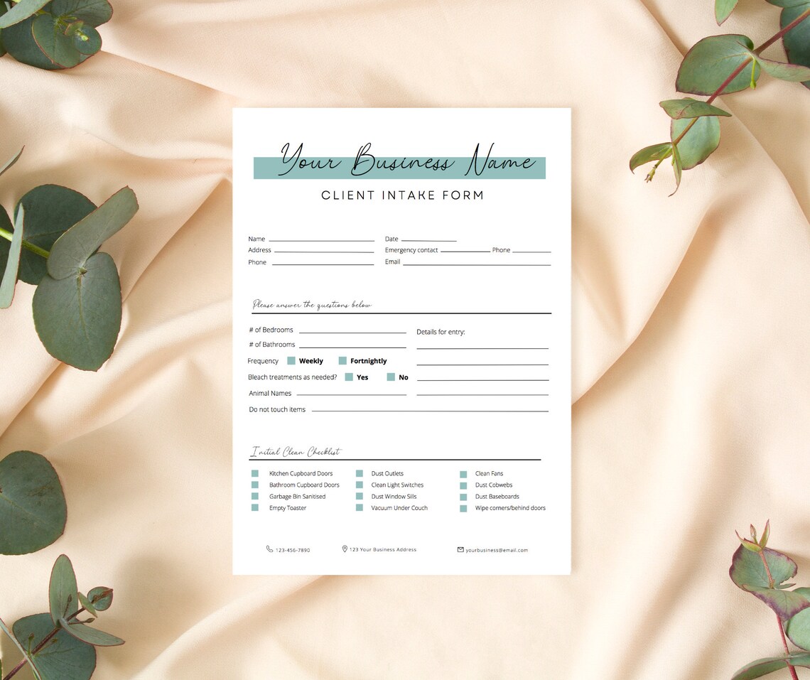 New Client Welcome Packet Bundle Policies Client Onboarding - Etsy