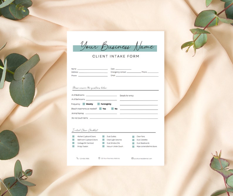 New Client Welcome Packet, Bundle, Policies, Client Onboarding Template ...