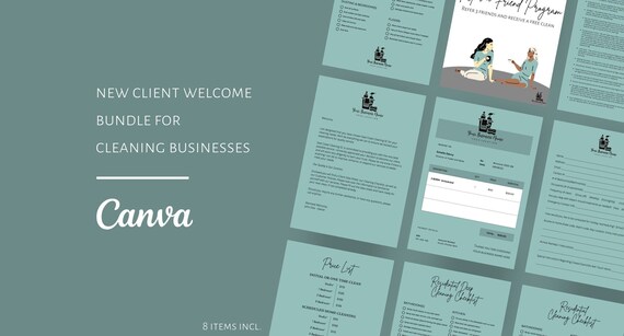 New Client Welcome Packet Bundle Policies Client Onboarding | Etsy