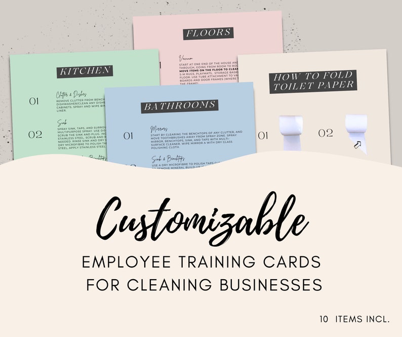 Employee Training Cards, Bundle, New Hire, Employee Onboarding ...