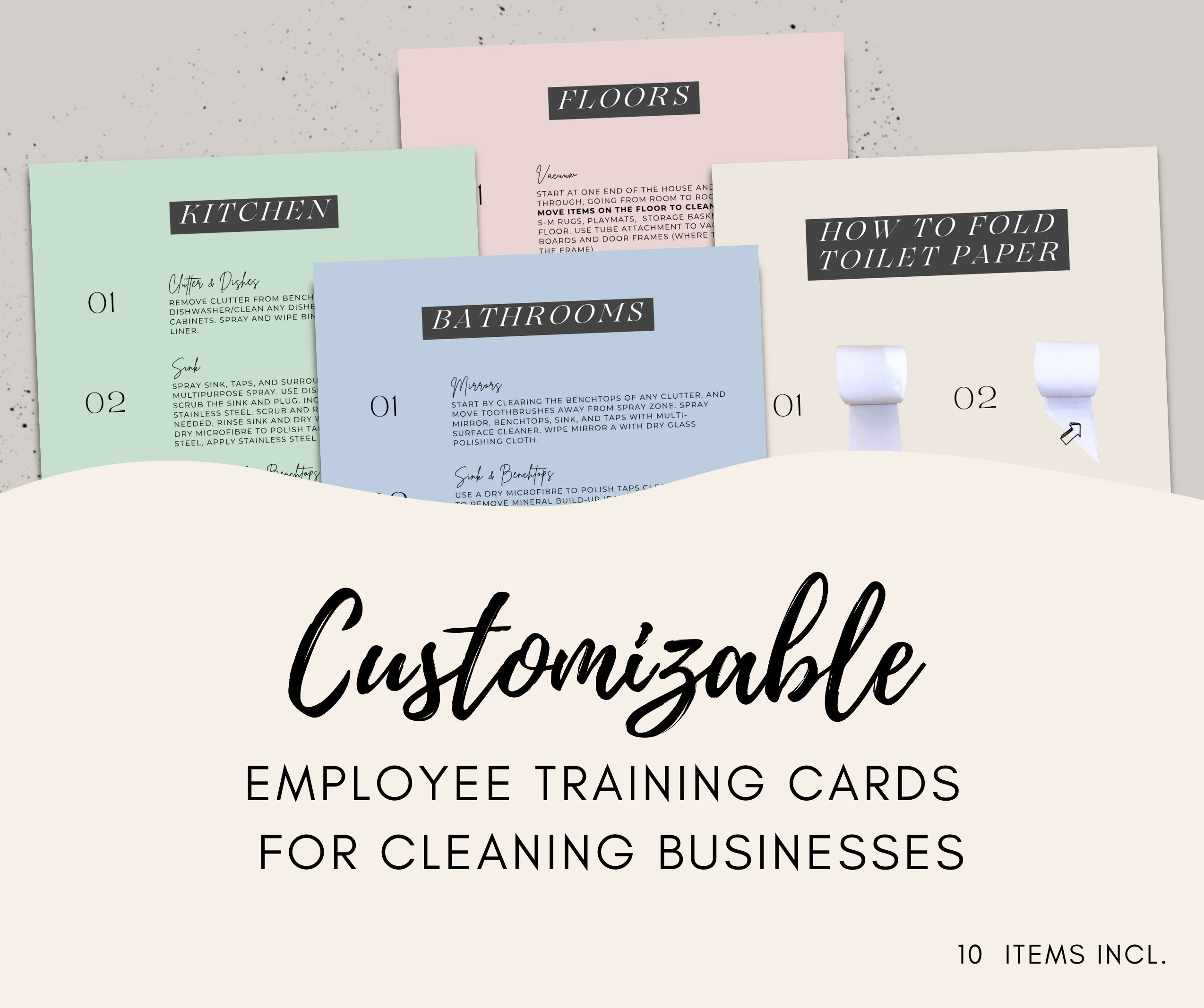 Employee Training Cards, Bundle, New Hire, Employee Onboarding ...