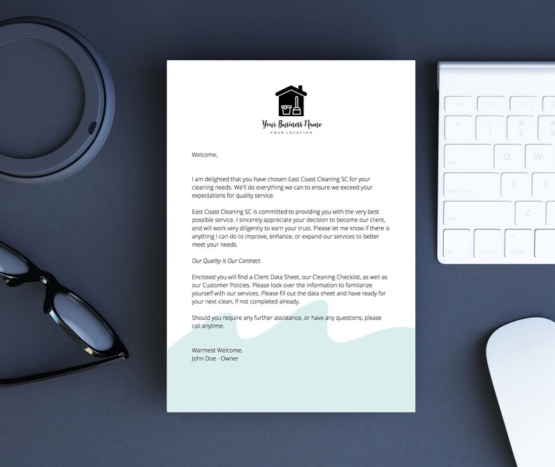 New Client Welcome Packet, Bundle, Policies, Client Onboarding Template ...