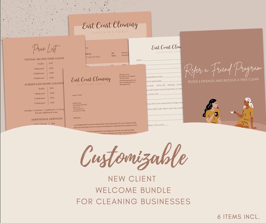 New Client Welcome Pack, BOHO Bundle Policies, Client Onboarding ...
