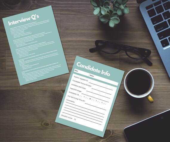 Job Interview Question Pack Interview Questions Candidate | Etsy