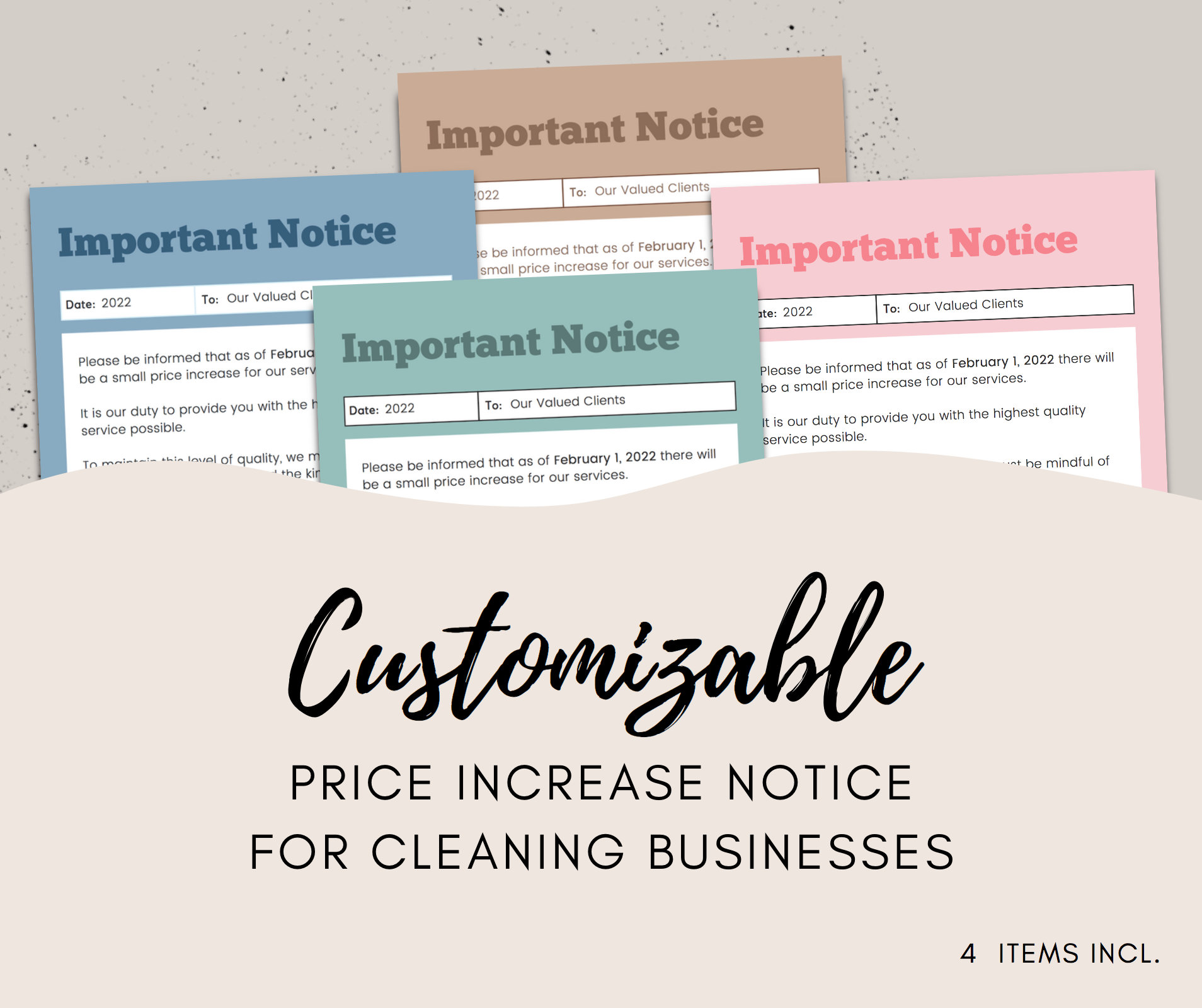 PRICE INCREASE LETTER Editable Cleaning Business Professional Cleaning price-increase-letter-editable-cleaning-business-professional-cleaning