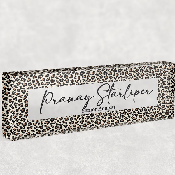 Desk Name Plate - Etsy