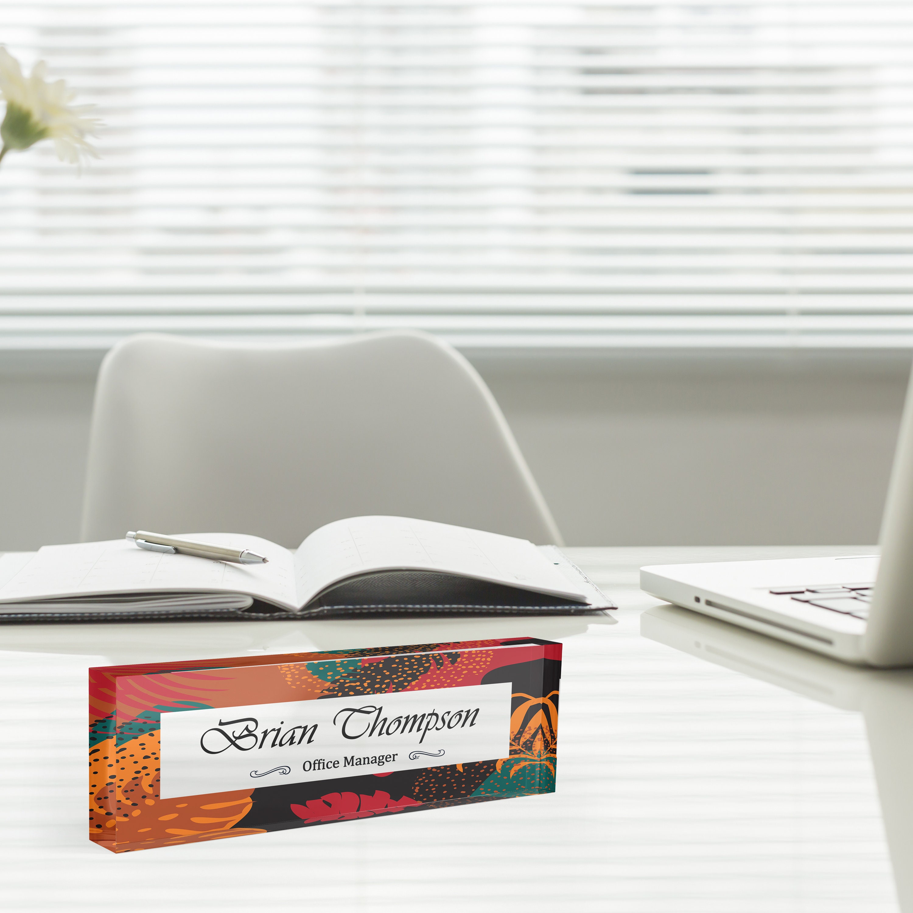 Desk Name Plate Custom Personalized Desk Sign Plaque Office - Etsy