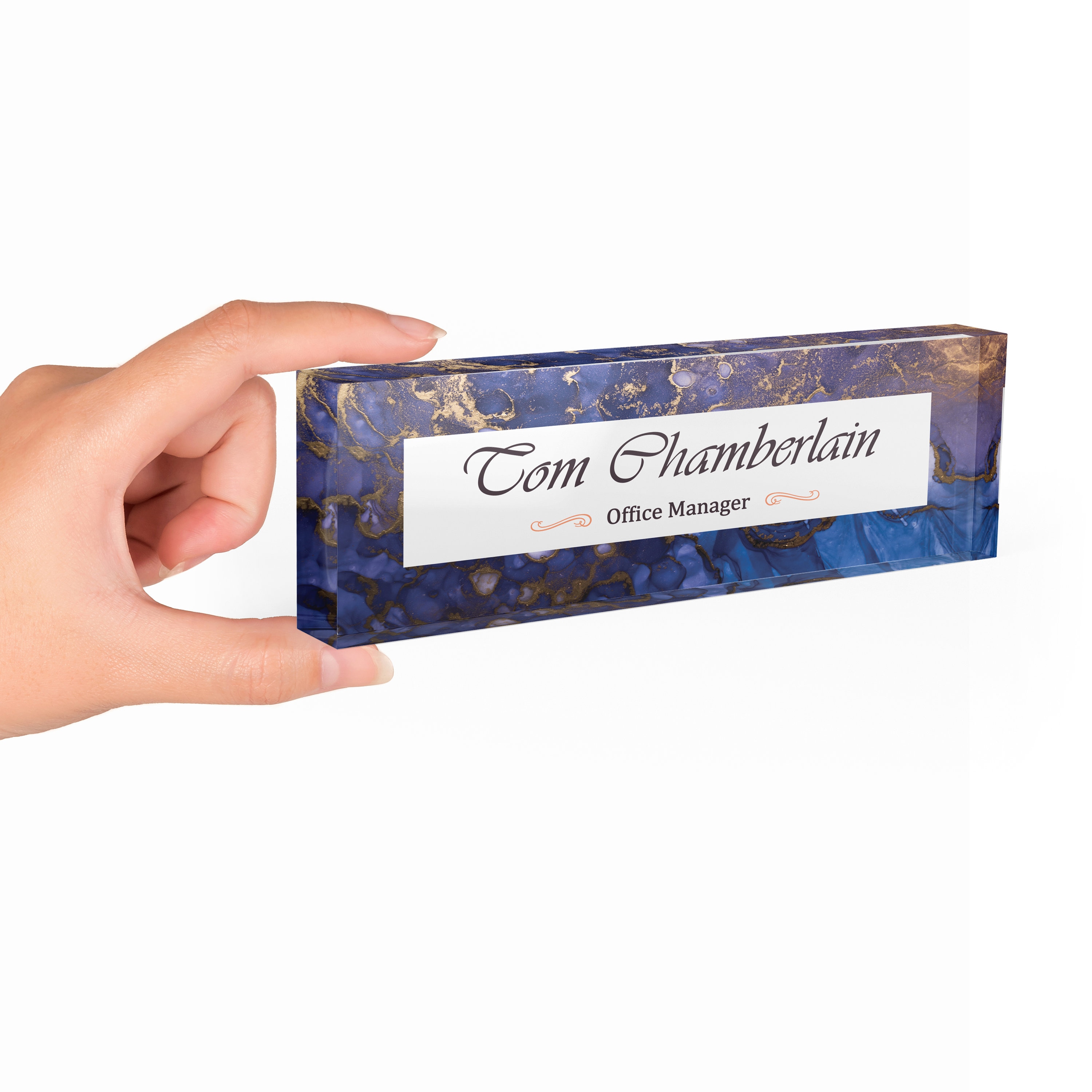 Luxury Desk Name Plate Custom Personalized Desk Sign, Office Gift ...