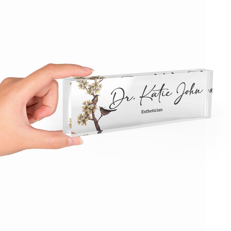 Name Plate for Desk Birds - Etsy UK