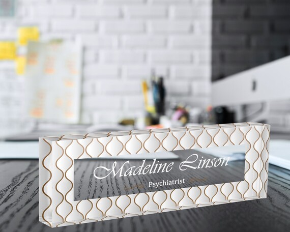 Desk Name Plate Custom Personalized Desk Sign Plaque Office - Etsy