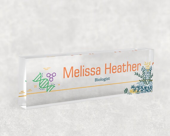 Desk Name Plate Custom Personalized Desk Sign Plaque Office - Etsy