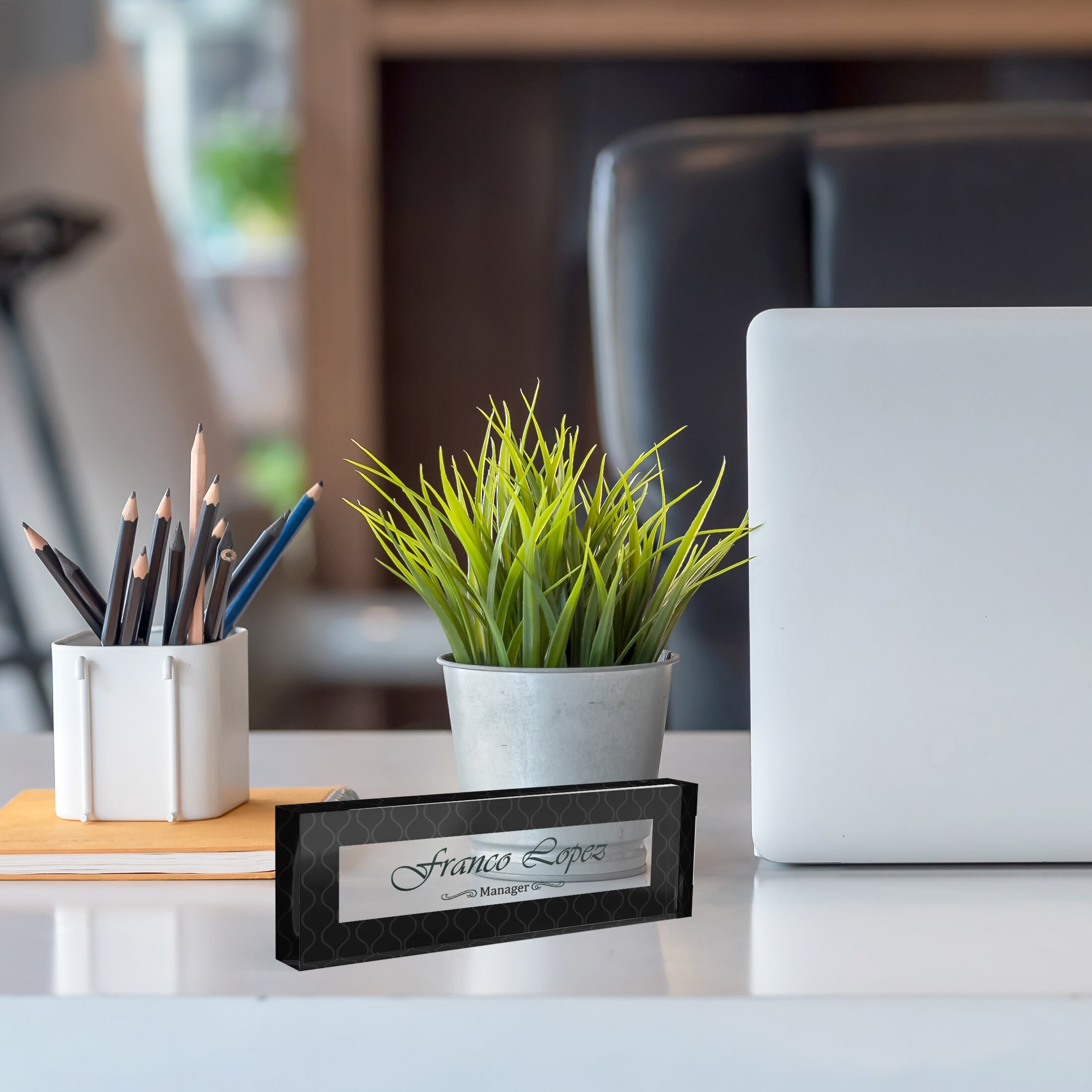 Luxury Desk Name Plate Custom Personalized Desk Sign, Office Gift ...