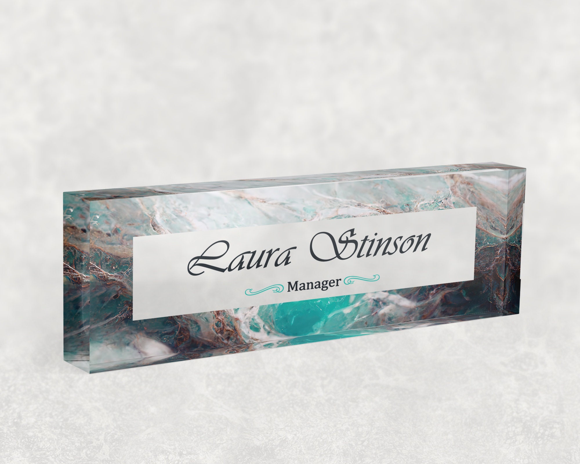 Luxury Desk Name Plate Custom Personalized Desk Sign, Office Gift ...