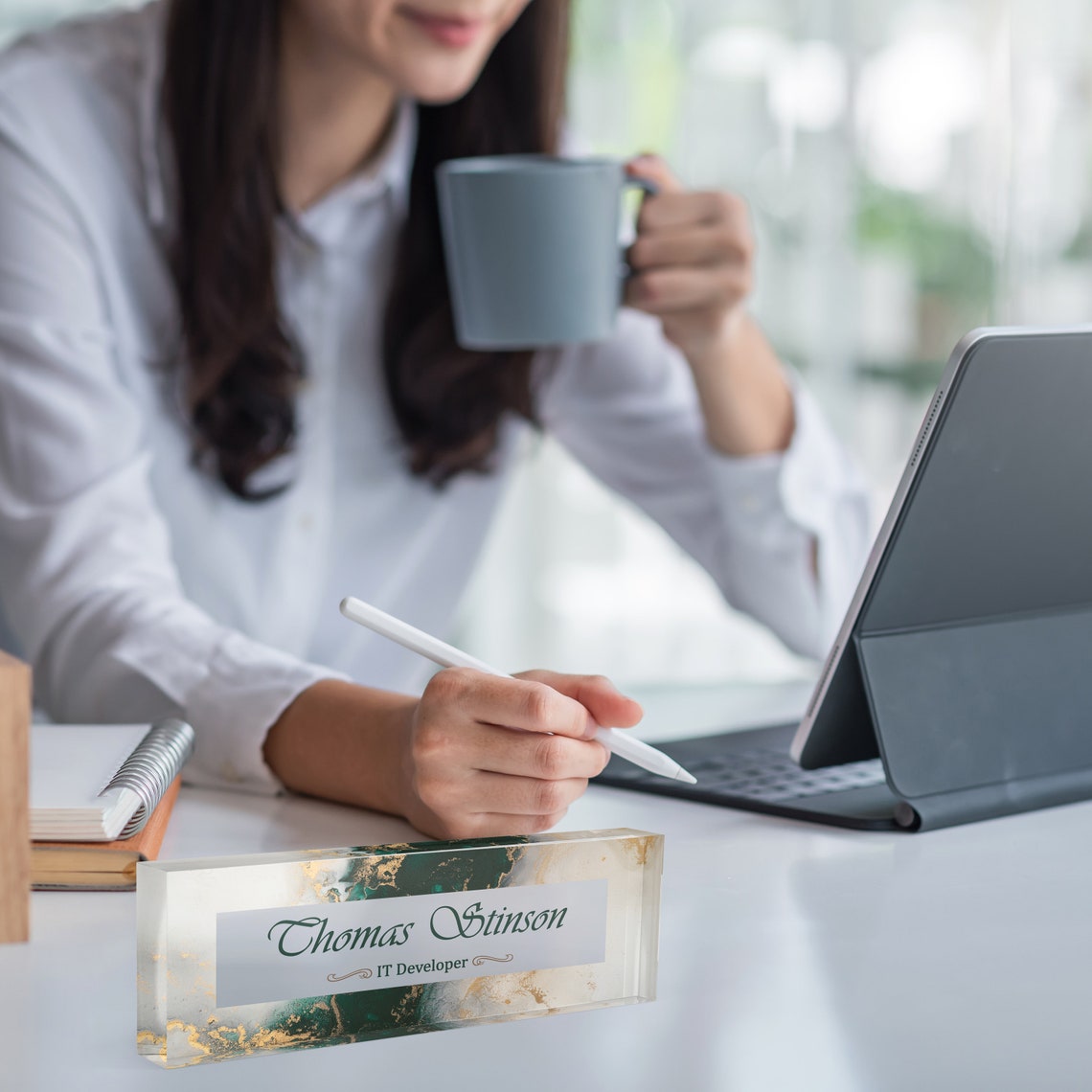 Luxury Desk Name Plate Custom Personalized Desk Sign Office - Etsy