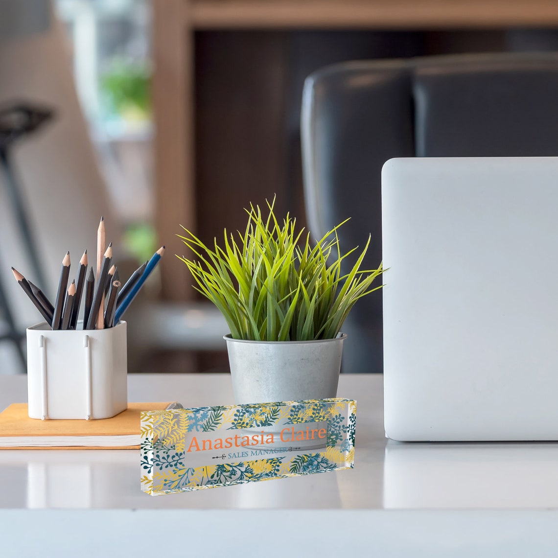 Desk Name Plate Custom Personalized Desk Sign Plaque Office - Etsy