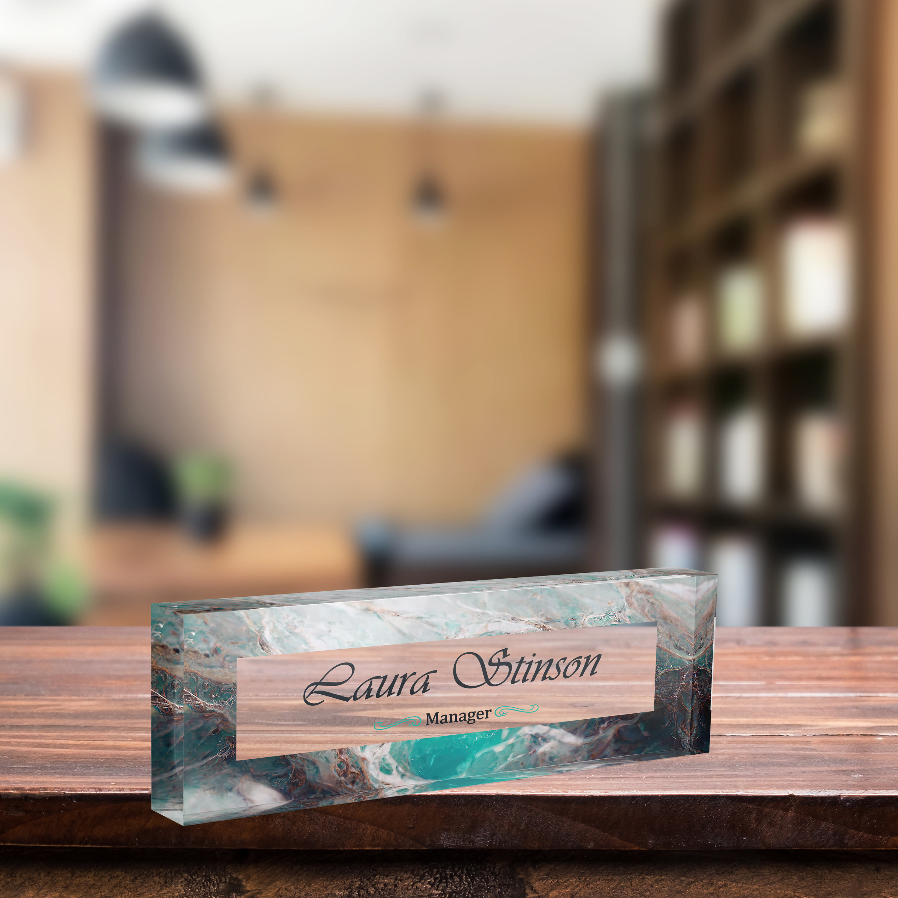 Luxury Desk Name Plate Custom Personalized Desk Sign, Office Gift ...