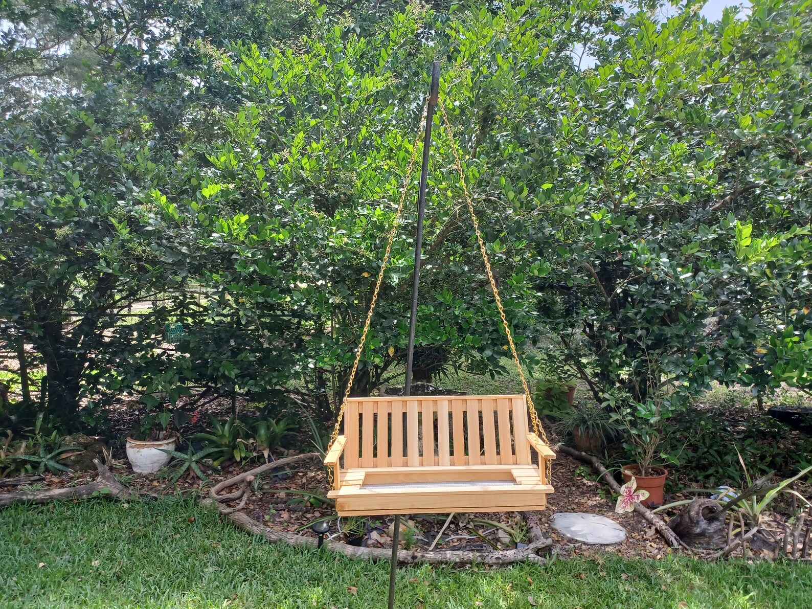 Cedar Porch Swing Bird Feeder - Etsy