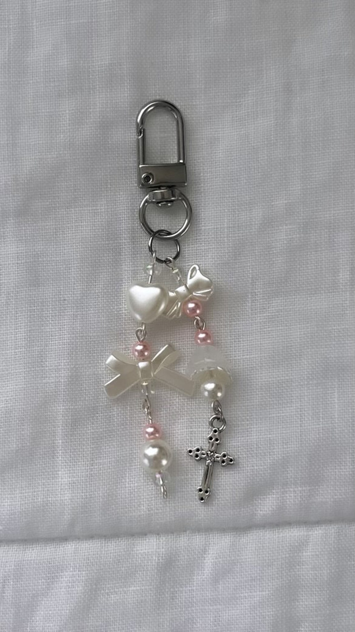 Catherine Keychain | Coquette Keychain | Catholic Jewelry - Etsy