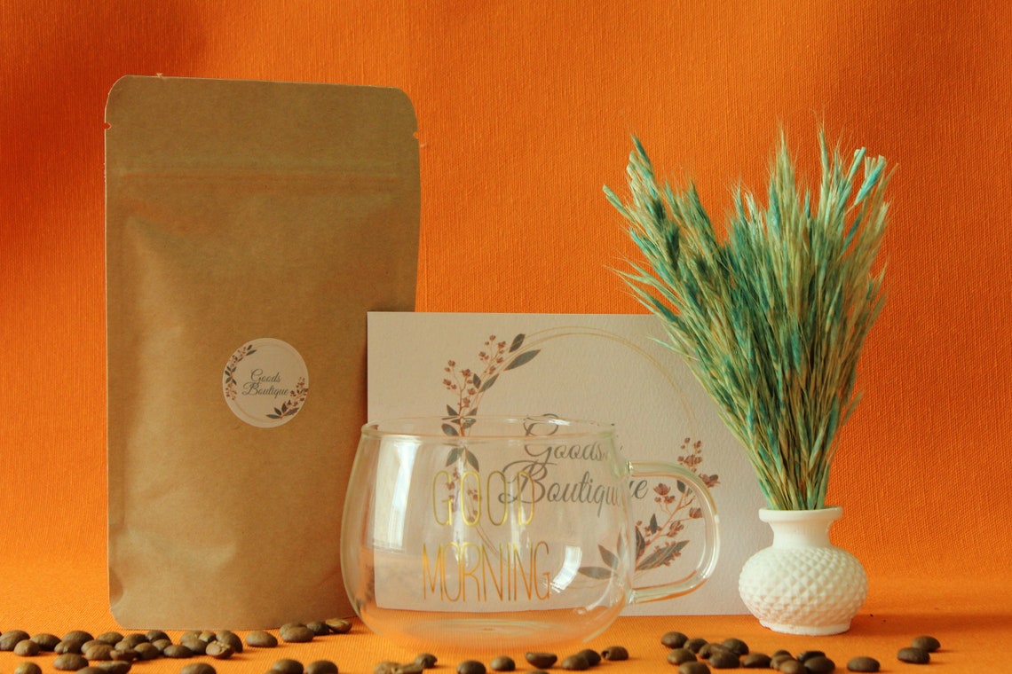 Coffee Gift Box Coffee Giftset French Press and Cup Fathers - Etsy