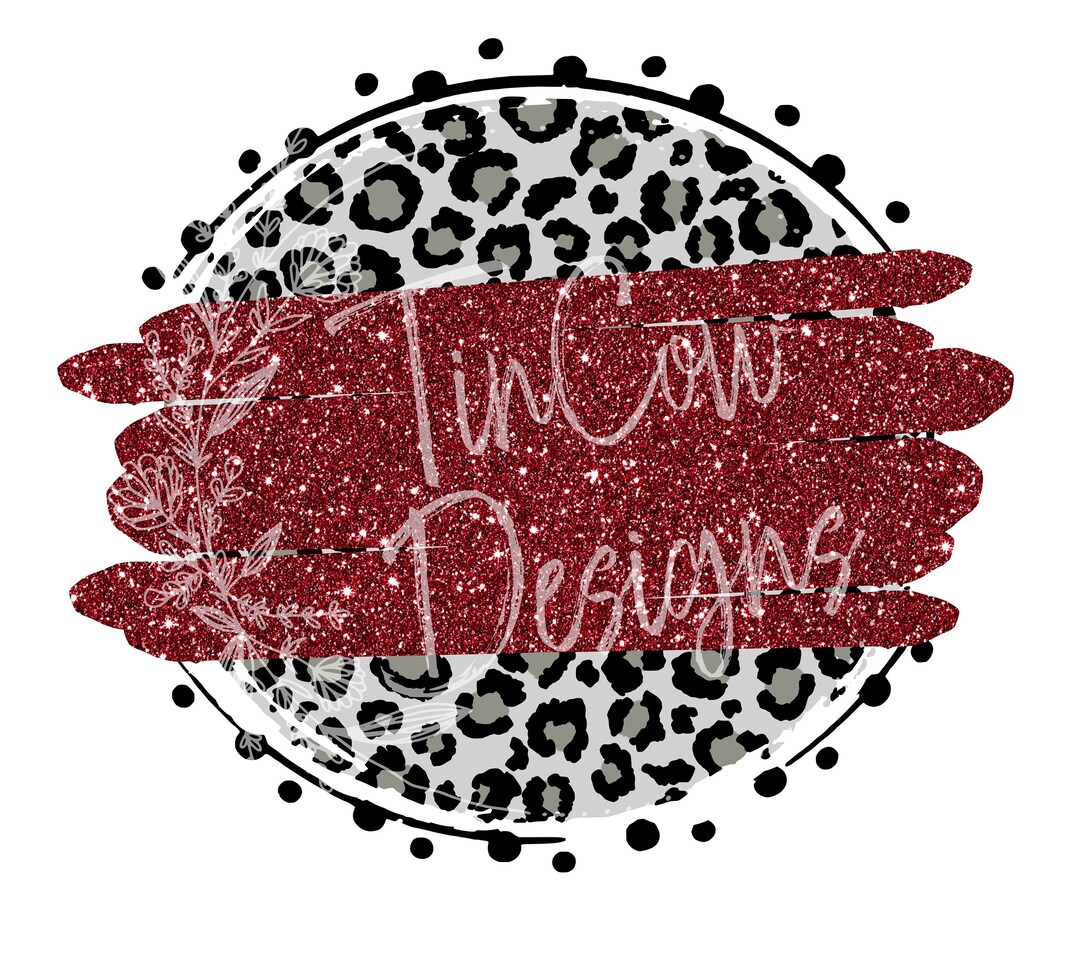 BLANK Maroon Glitter Cheetah/leopard Circle PNG Digital Download - Etsy