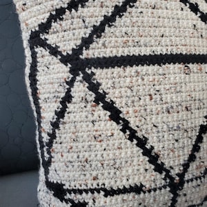 D20 Pride Flag Crochet Pillow Pattern, Dungeons and Dragons Rainbow ...
