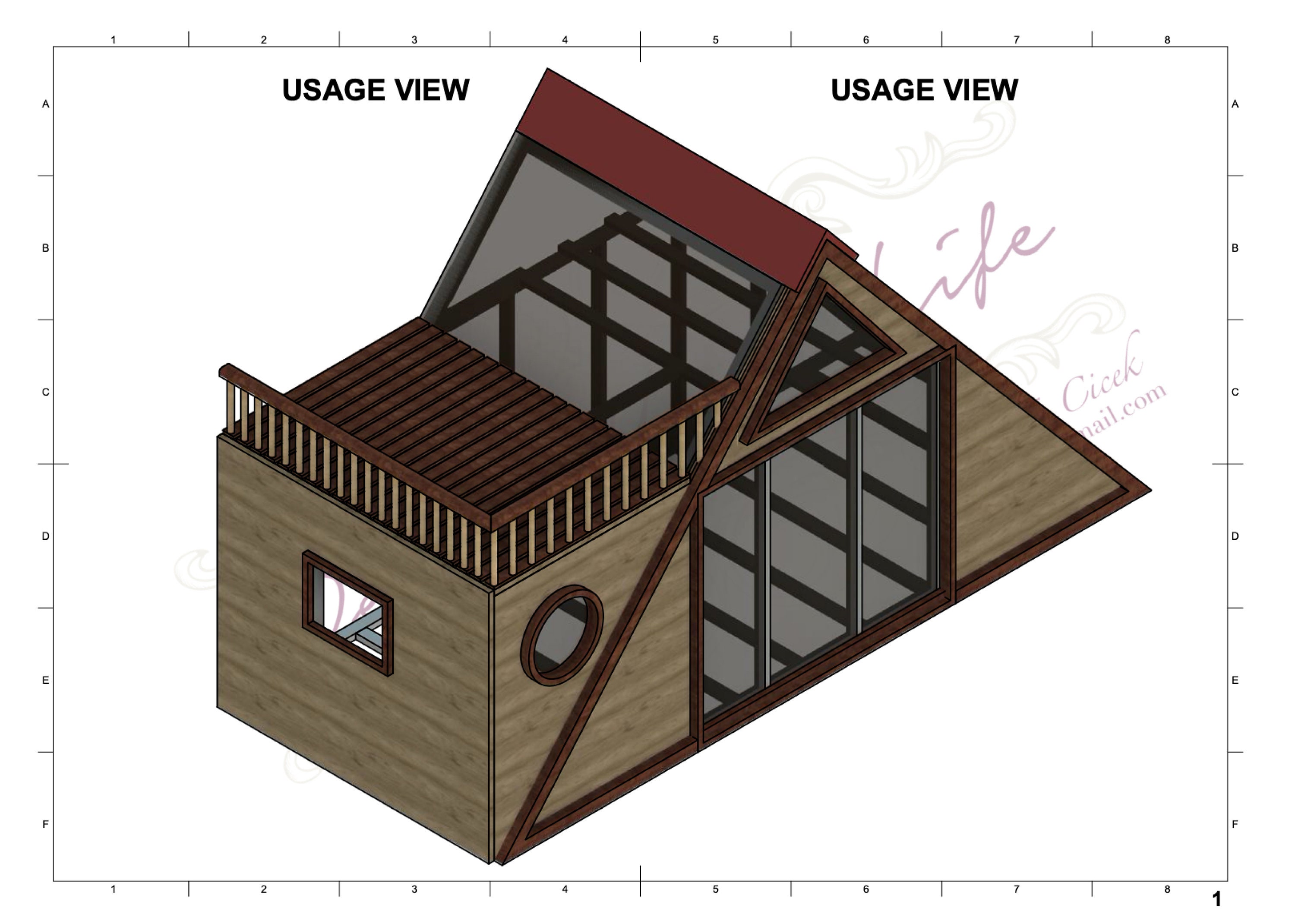 Best Tiny House Triangle Cabin Loft 25 M2 on Ground or - Etsy Canada